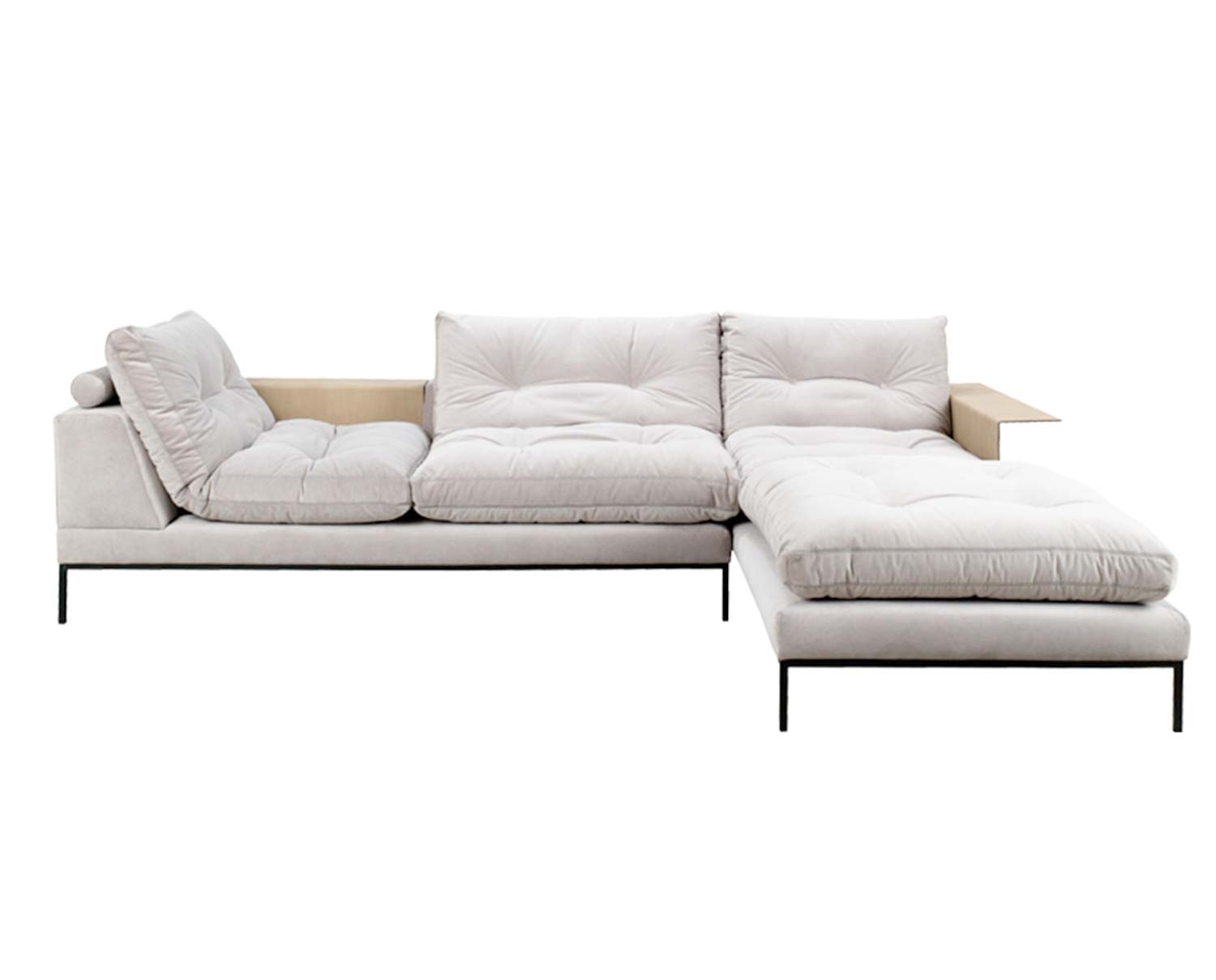 Study Sofa | 3 pers med Chaiselong | Troels | Tibergs Møbler