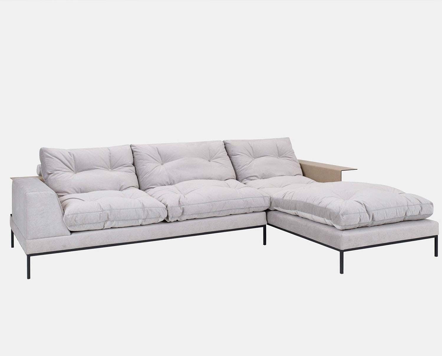 Study Sofa | 3 pers med Chaiselong | Troels | Tibergs Møbler