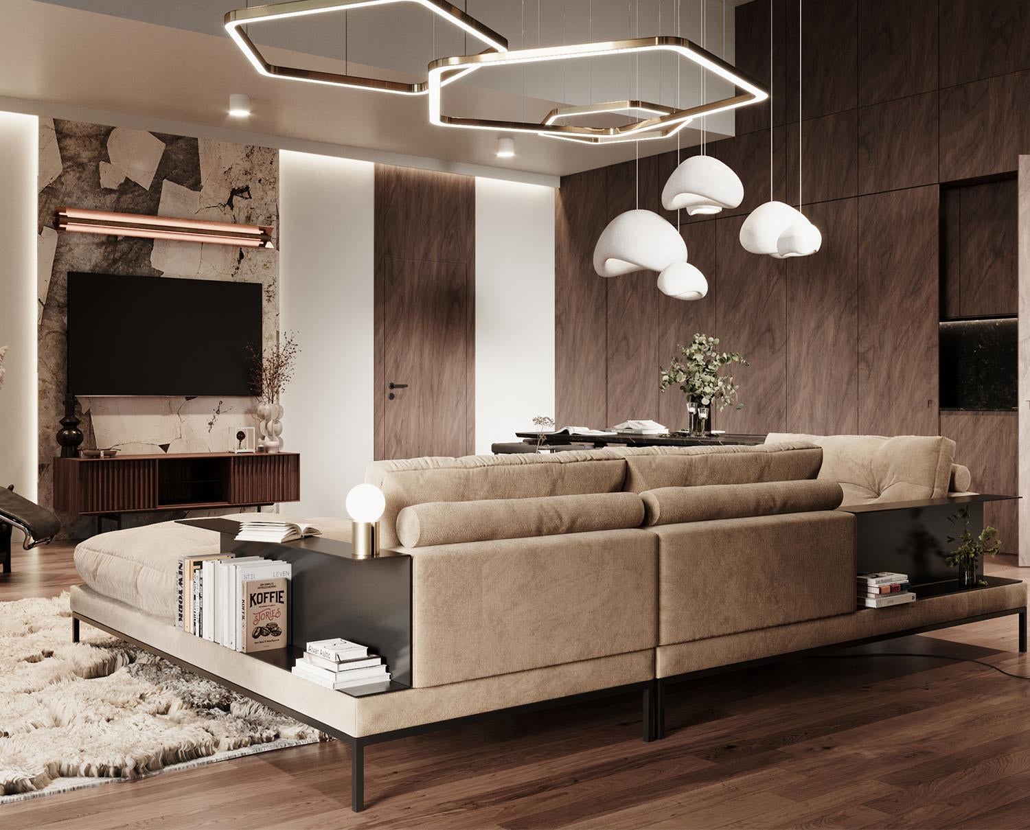 Study Sofa | 3 pers med Chaiselong | Troels | Tibergs Møbler